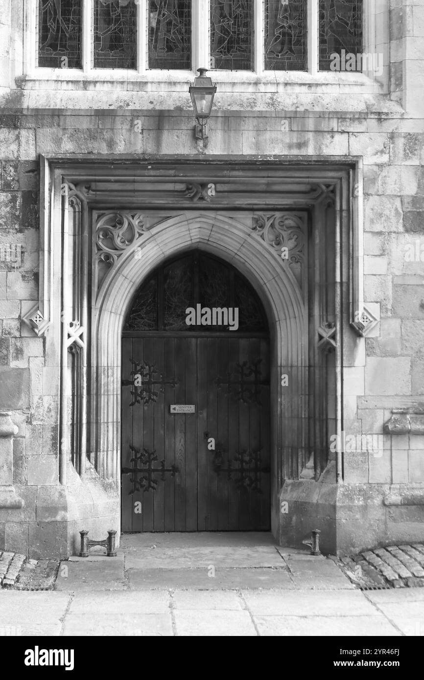 Wimborne Minster, Dorset, England. 4 October 2024. Wimborne Minster, a ...