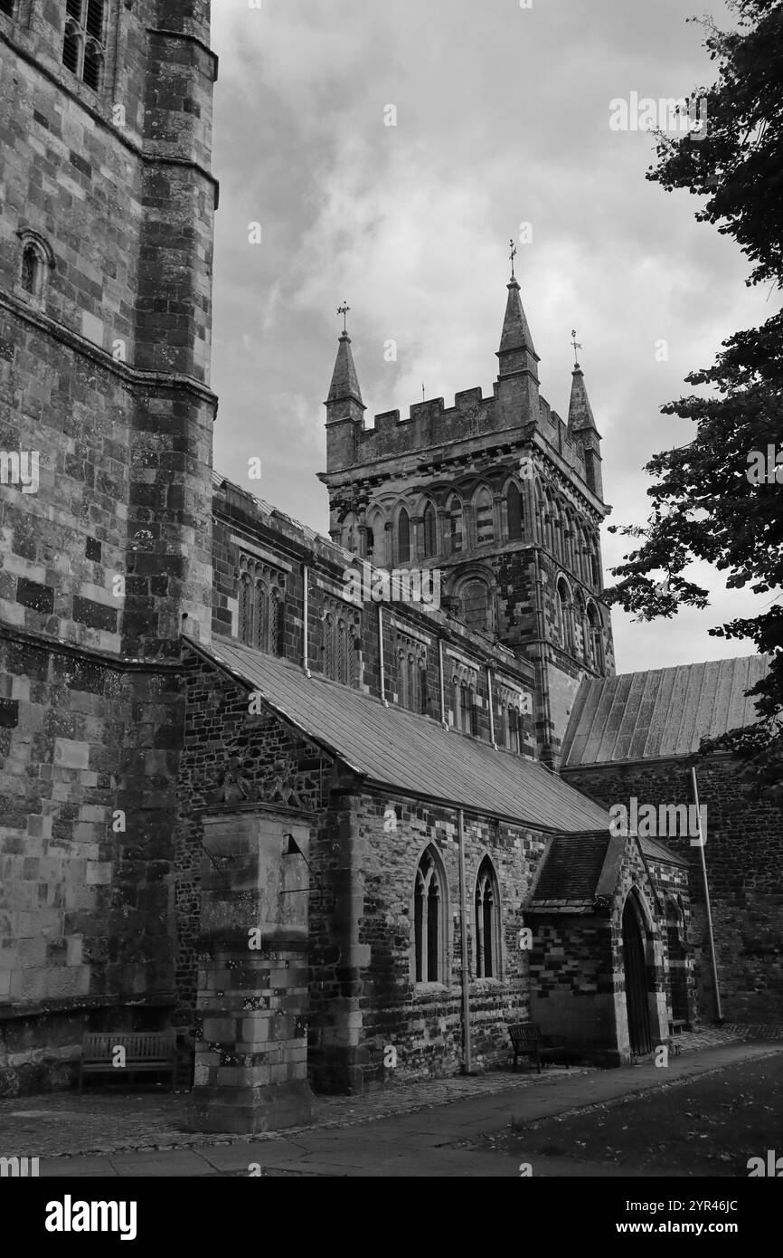 Wimborne Minster, Dorset, England. 4 October 2024. Wimborne Minster, a ...