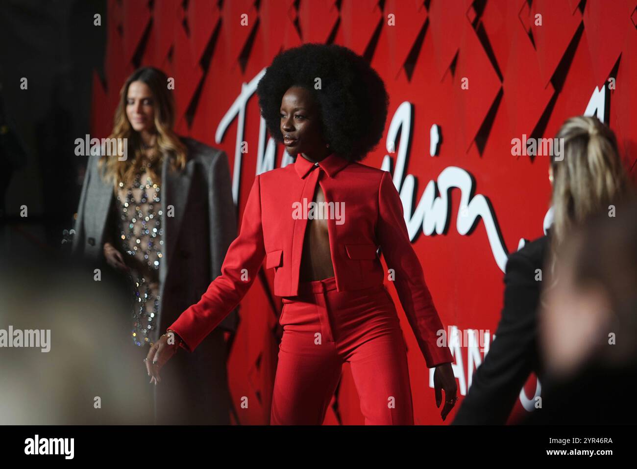 AJ Odudu attends the Fashion Awards, presented by the British Fashion ...