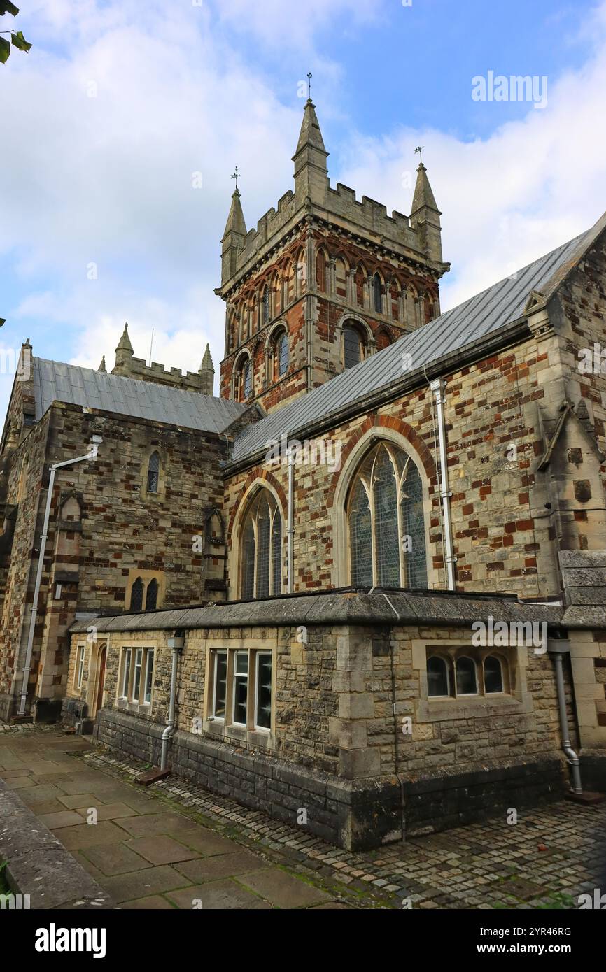 Wimborne Minster, Dorset, England. 4 October 2024. Wimborne Minster, a ...