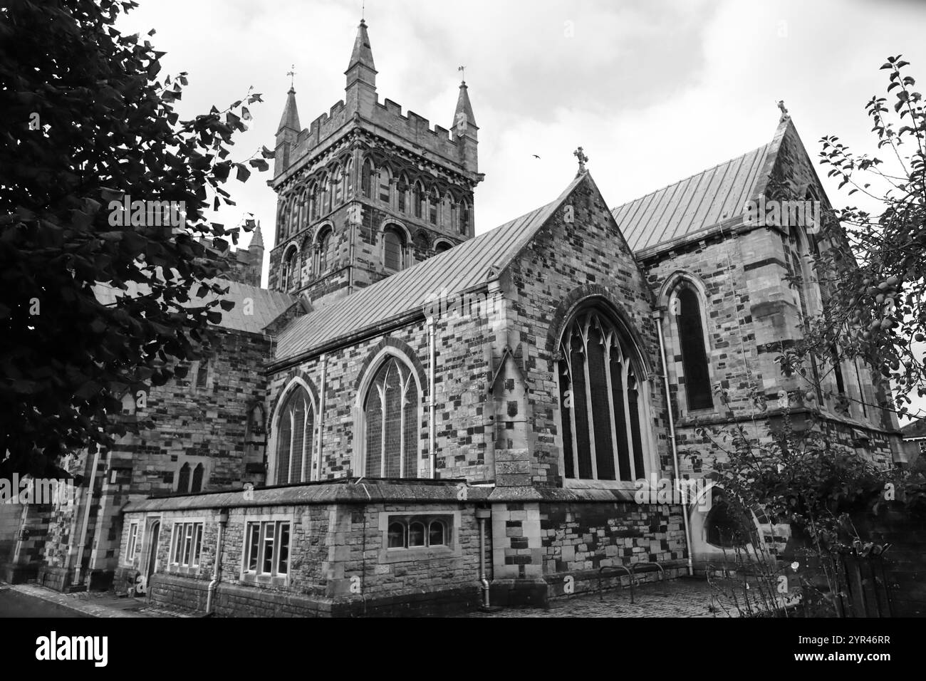 Wimborne Minster, Dorset, England. 4 October 2024. Wimborne Minster, a ...