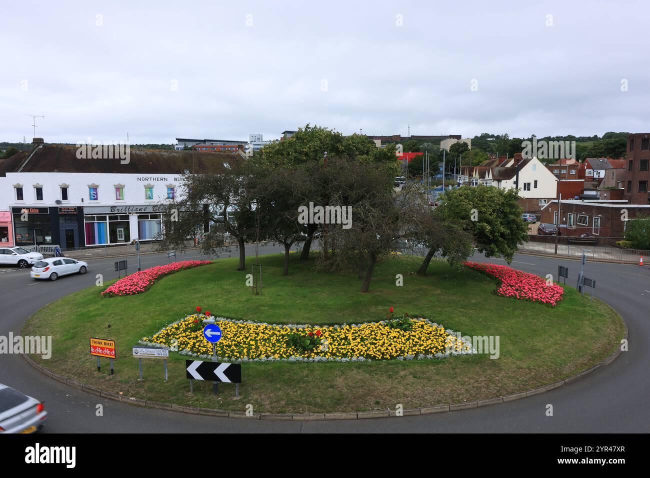 Cosham, Hampshire, England. 10 August 2024. Colour view of the floral ...