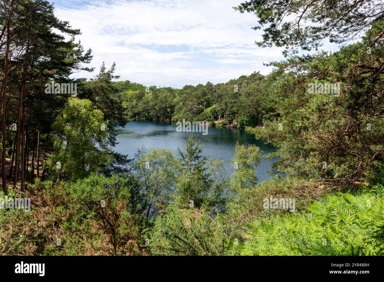 Photo of the Blue Pool in Dorset Stock Photo - Alamy