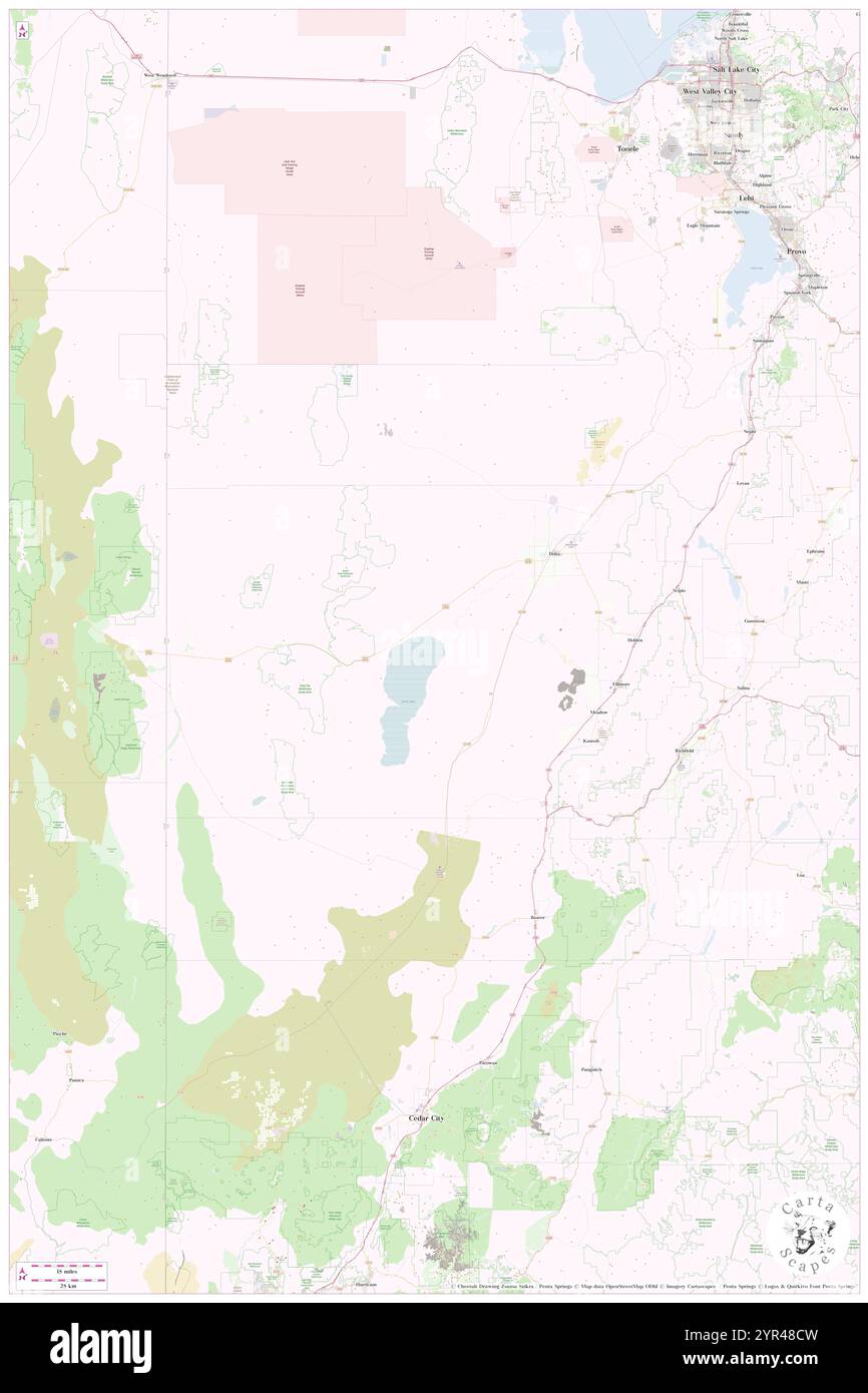 Millard utah map hi-res stock photography and images - Alamy