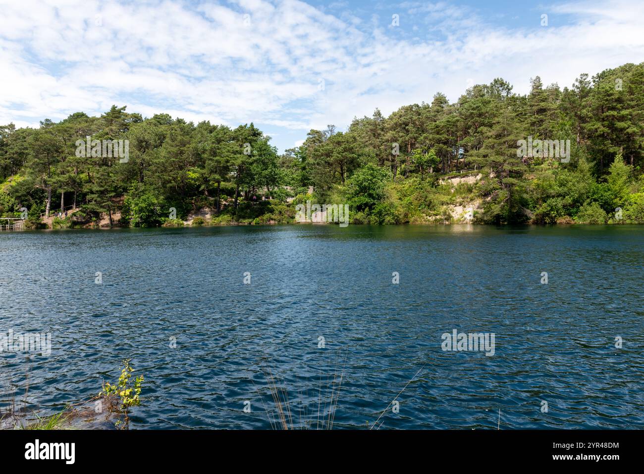 Photo of the Blue Pool in Dorset Stock Photo - Alamy