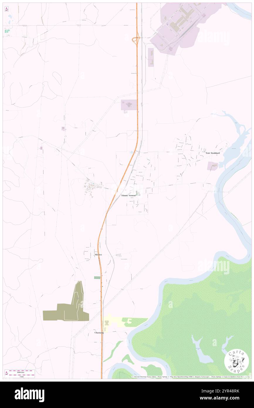 Vernon alabama map Cut Out Stock Images & Pictures - Alamy