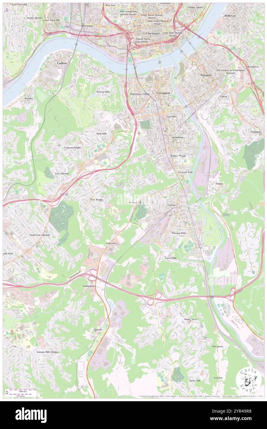 Kenton County Kentucky Map