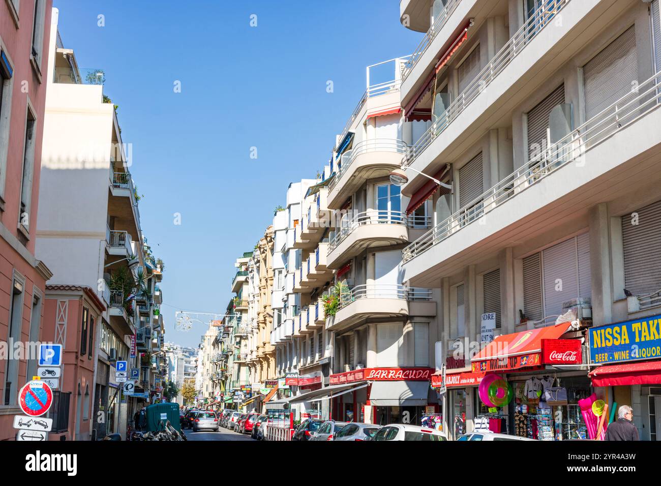 Iconic landmarks of Nice, France, Cote d'Azur, French Riviera Stock ...