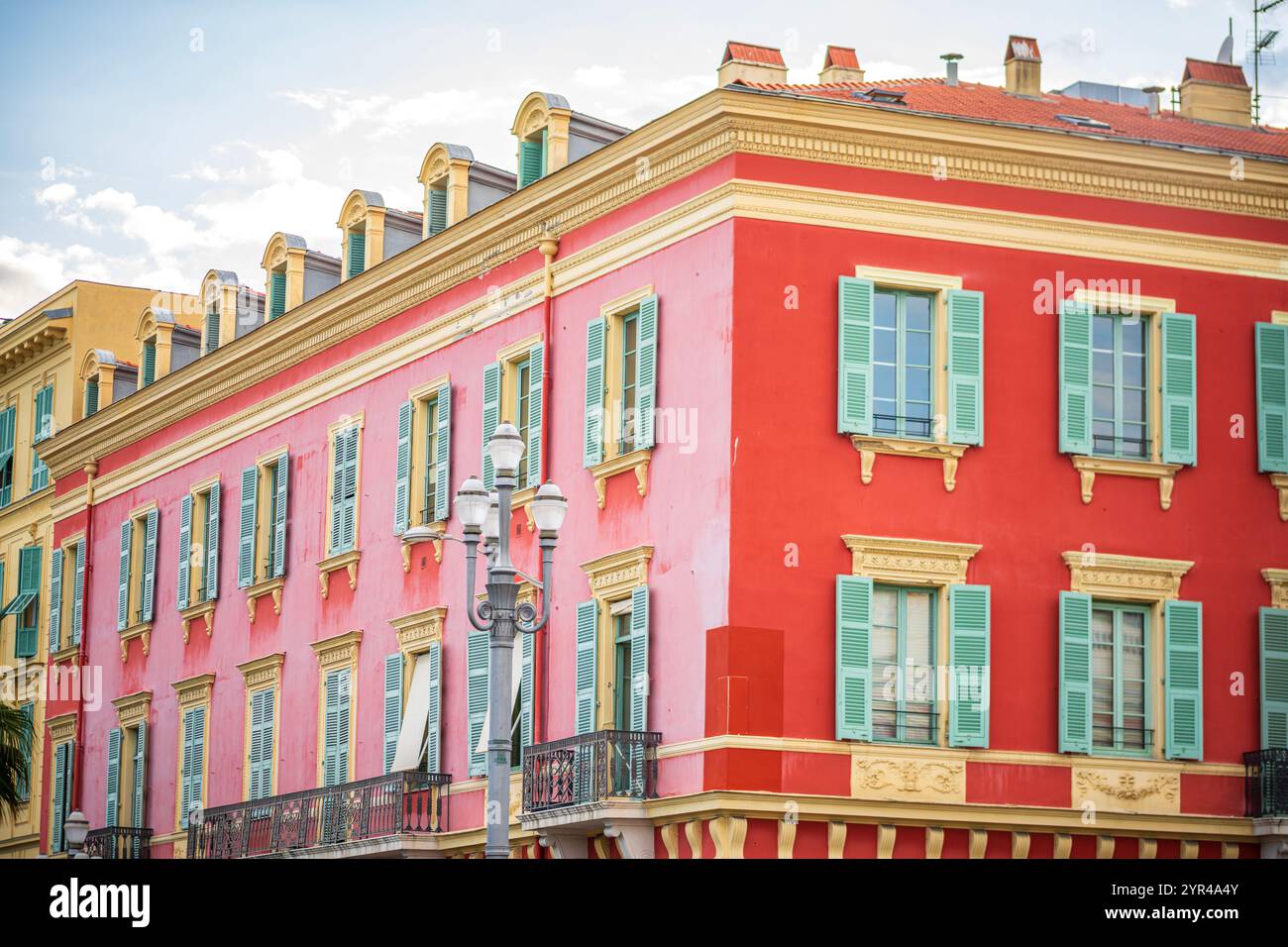 Iconic landmarks of Nice, France, Cote d'Azur, French Riviera Stock ...