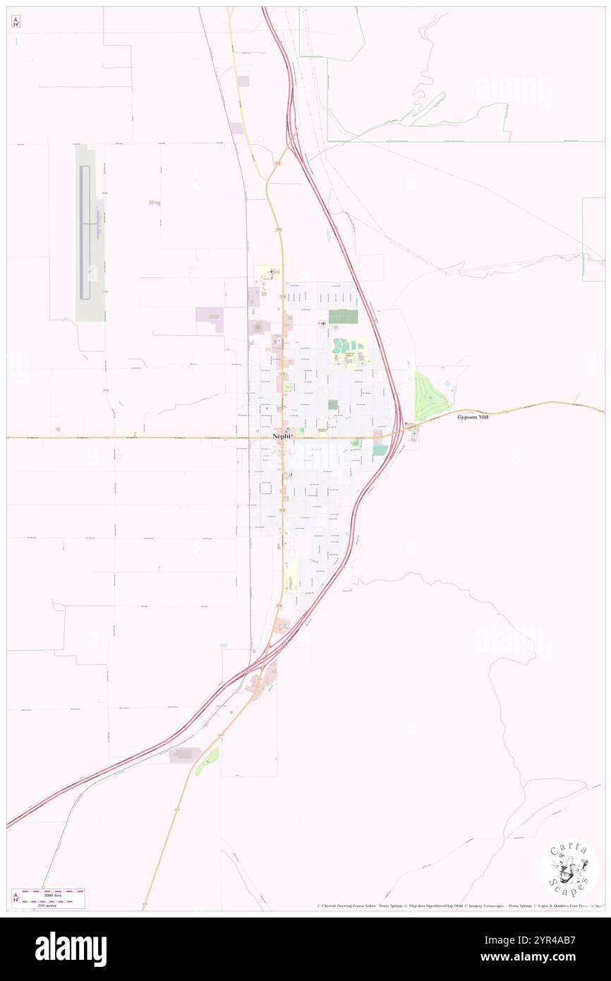 Nephi utah map Cut Out Stock Images & Pictures - Alamy