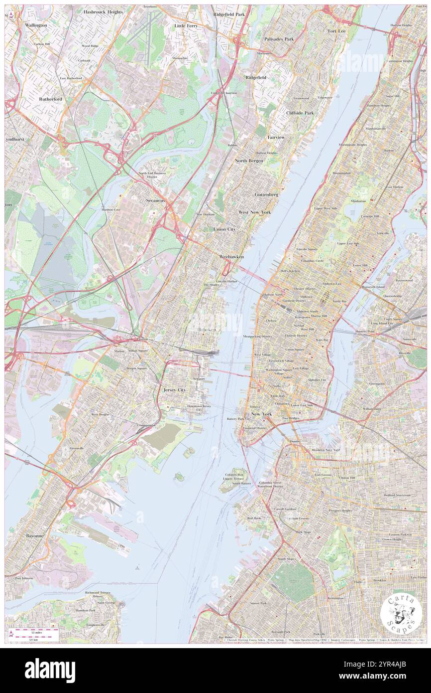 Vintage map of hoboken Cut Out Stock Images & Pictures - Alamy