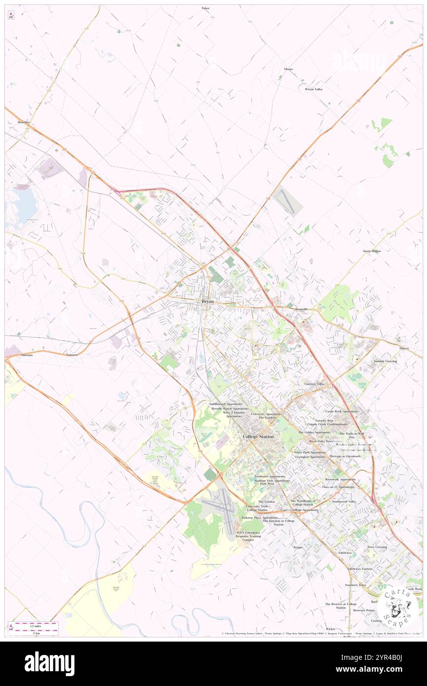 Bryan texas map Cut Out Stock Images & Pictures - Alamy