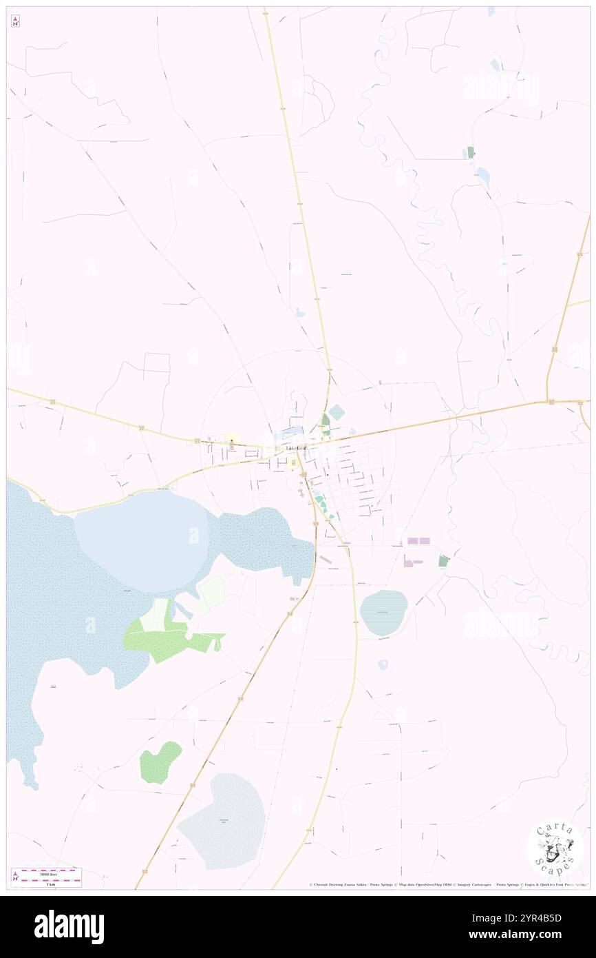 Lakeland georgia map Cut Out Stock Images & Pictures - Alamy