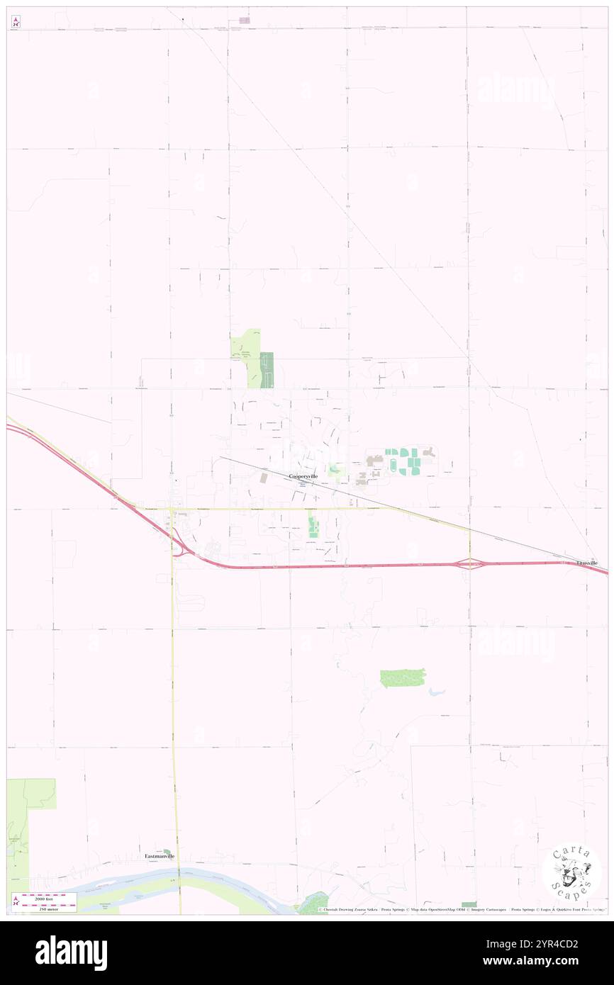 Coopersville map hi-res stock photography and images - Alamy