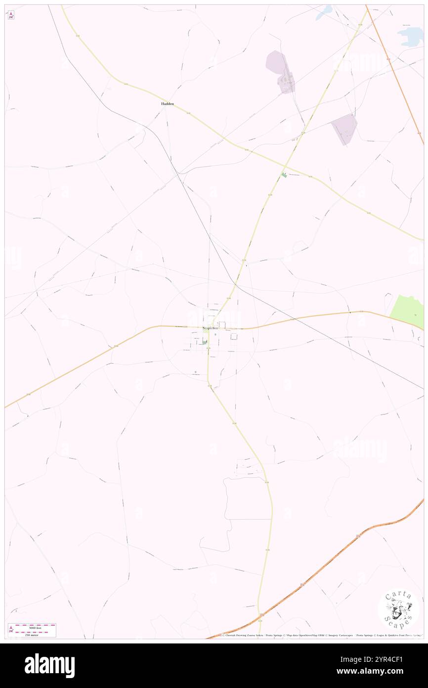 Jefferson georgia map hi-res stock photography and images - Alamy