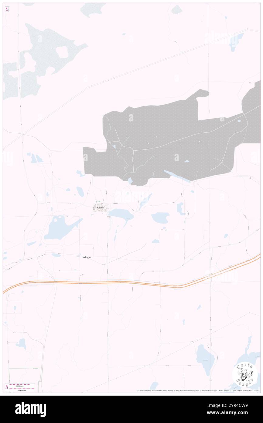 Map of kinney Cut Out Stock Images & Pictures - Alamy