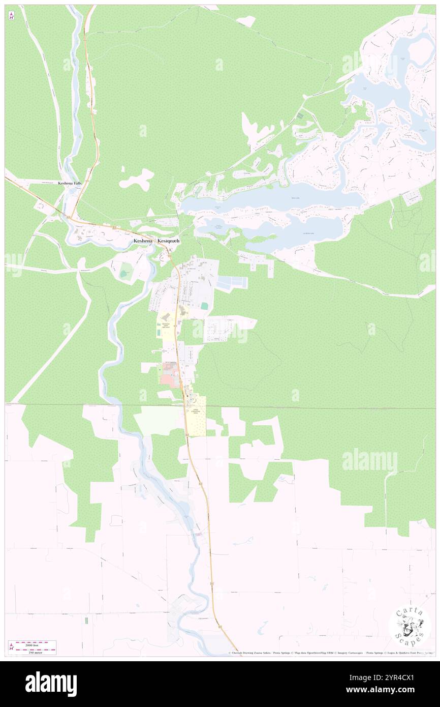 Map of menominee wisconsin Cut Out Stock Images & Pictures - Alamy