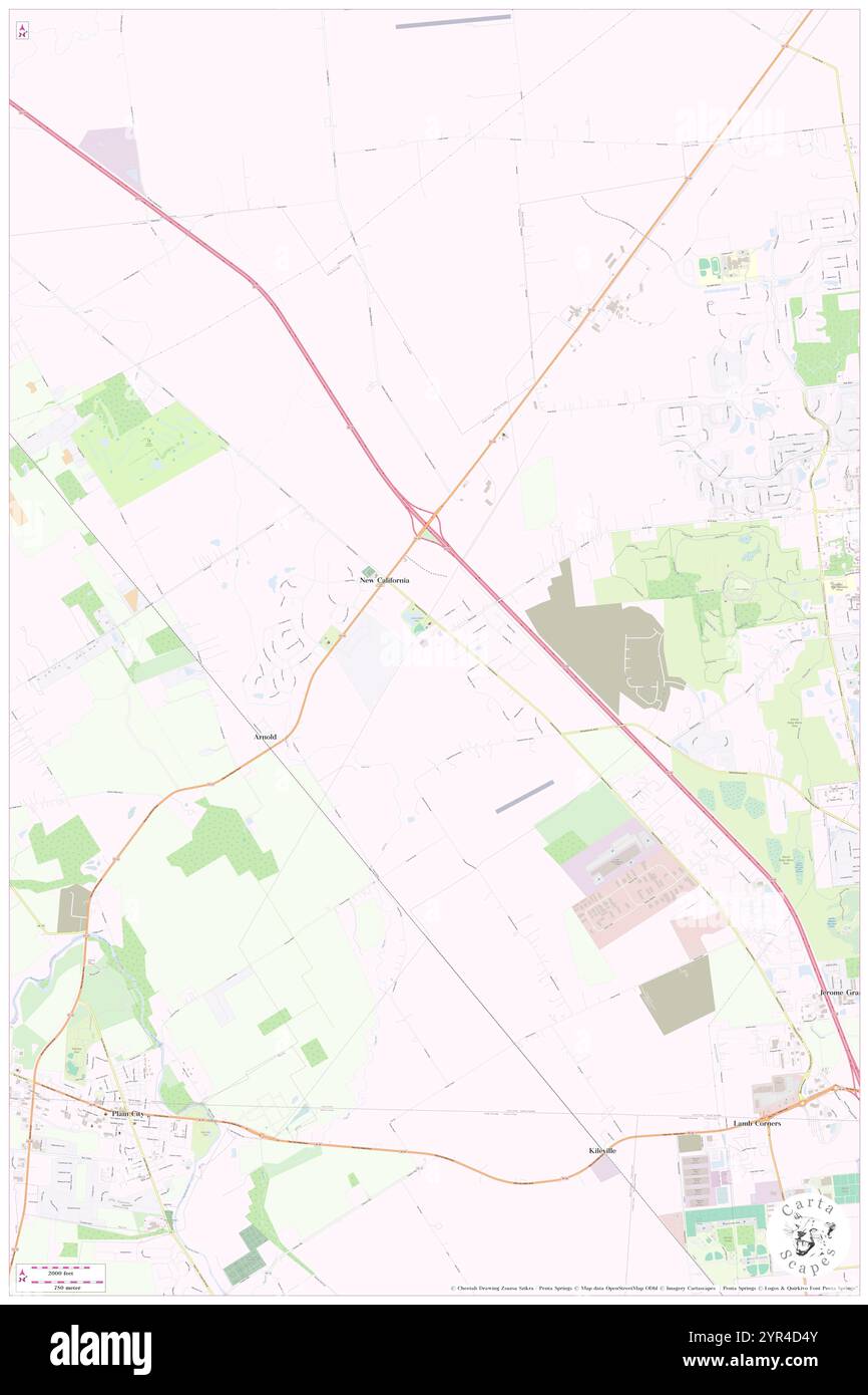 Jerome county map hi-res stock photography and images - Alamy