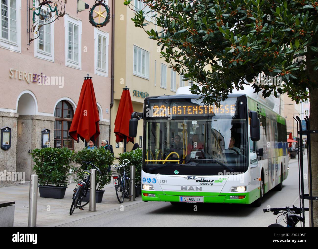 Salzburg, Austria - October 1 2024: City Bus in Salzburg, Austria ...