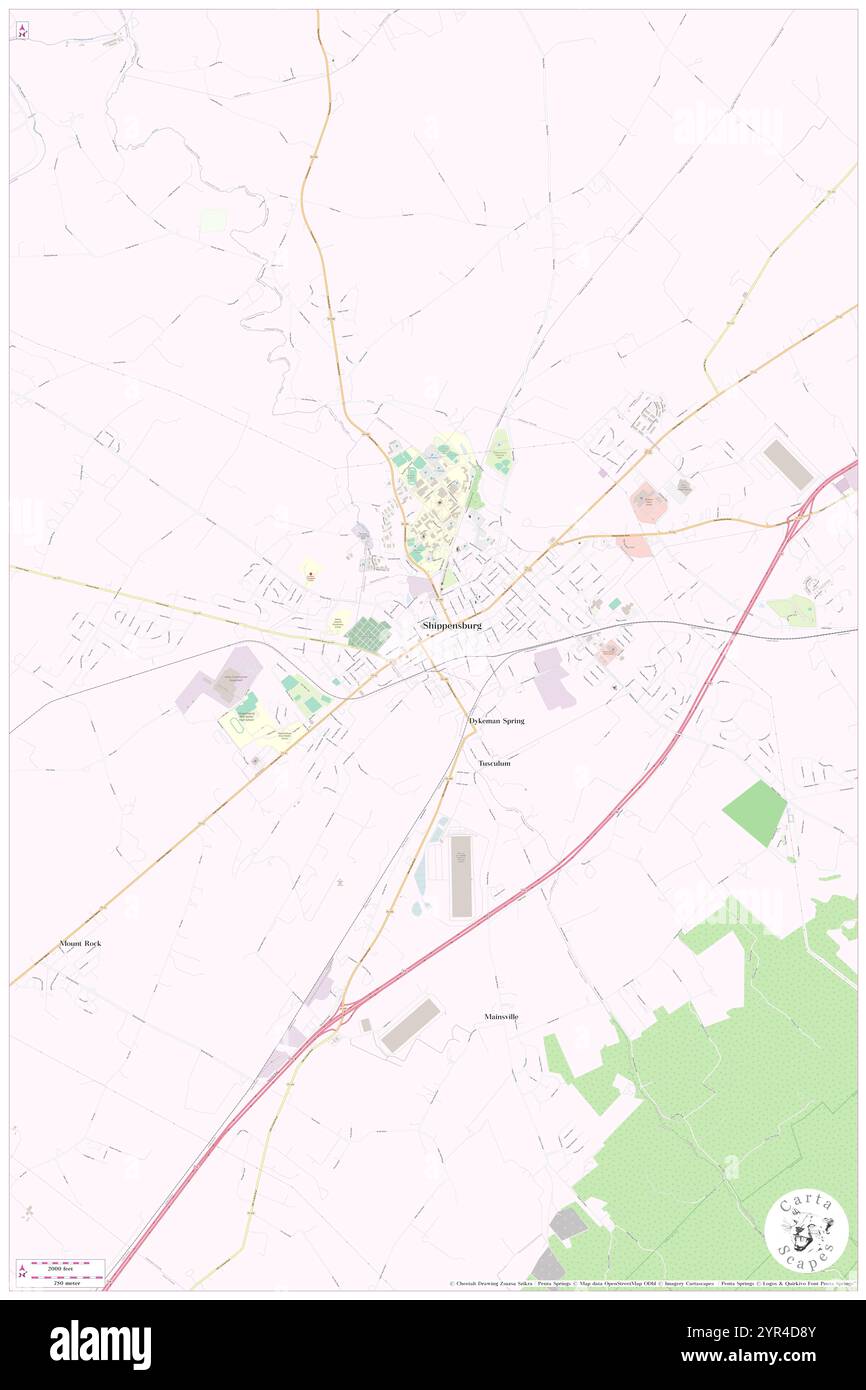 Borough of Shippensburg, Cumberland County, US, United States ...