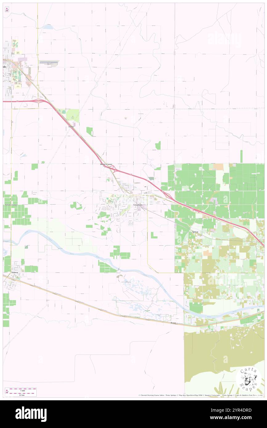 Map of grandview washington Cut Out Stock Images & Pictures - Alamy