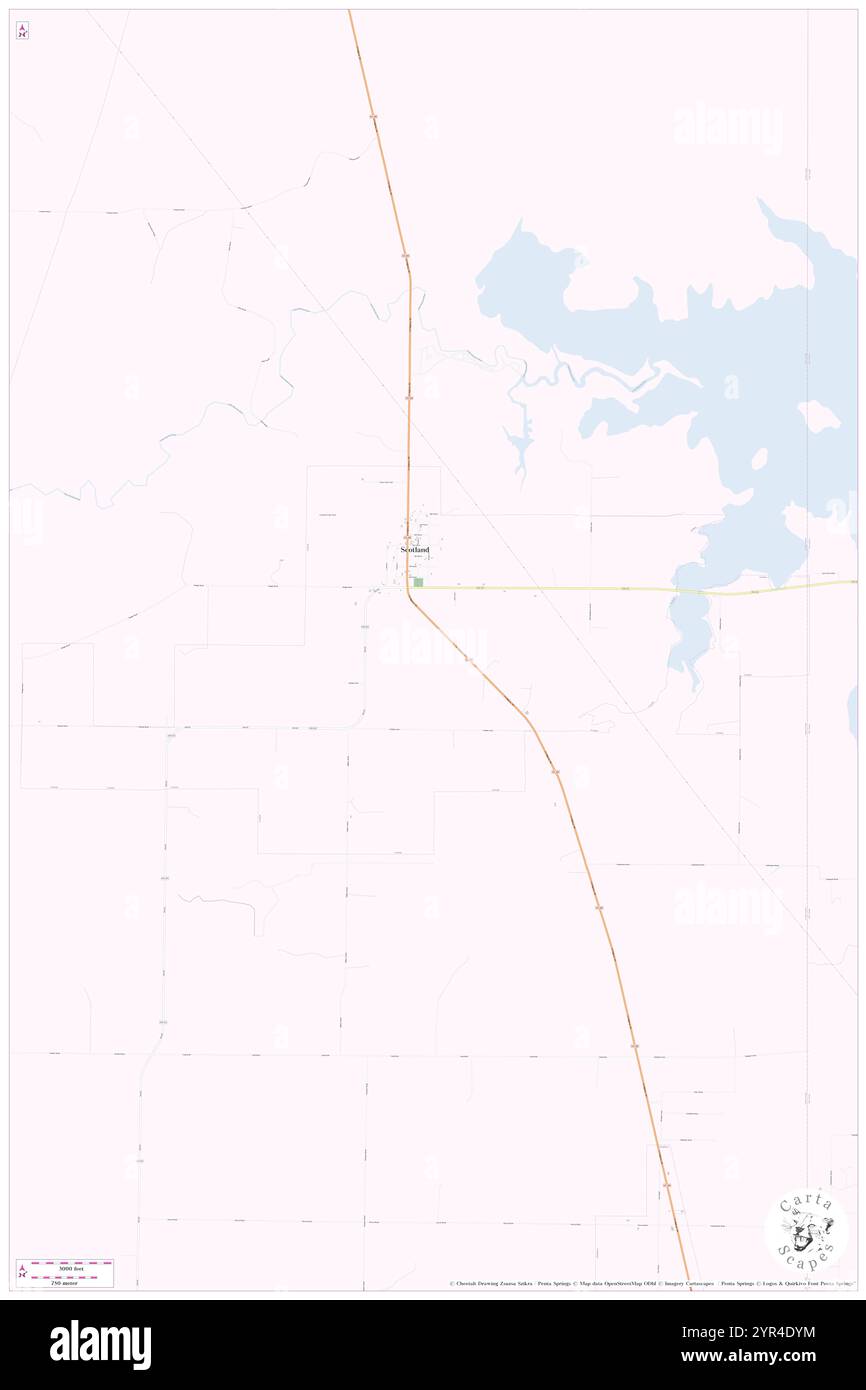 Archer texas map hi-res stock photography and images - Alamy