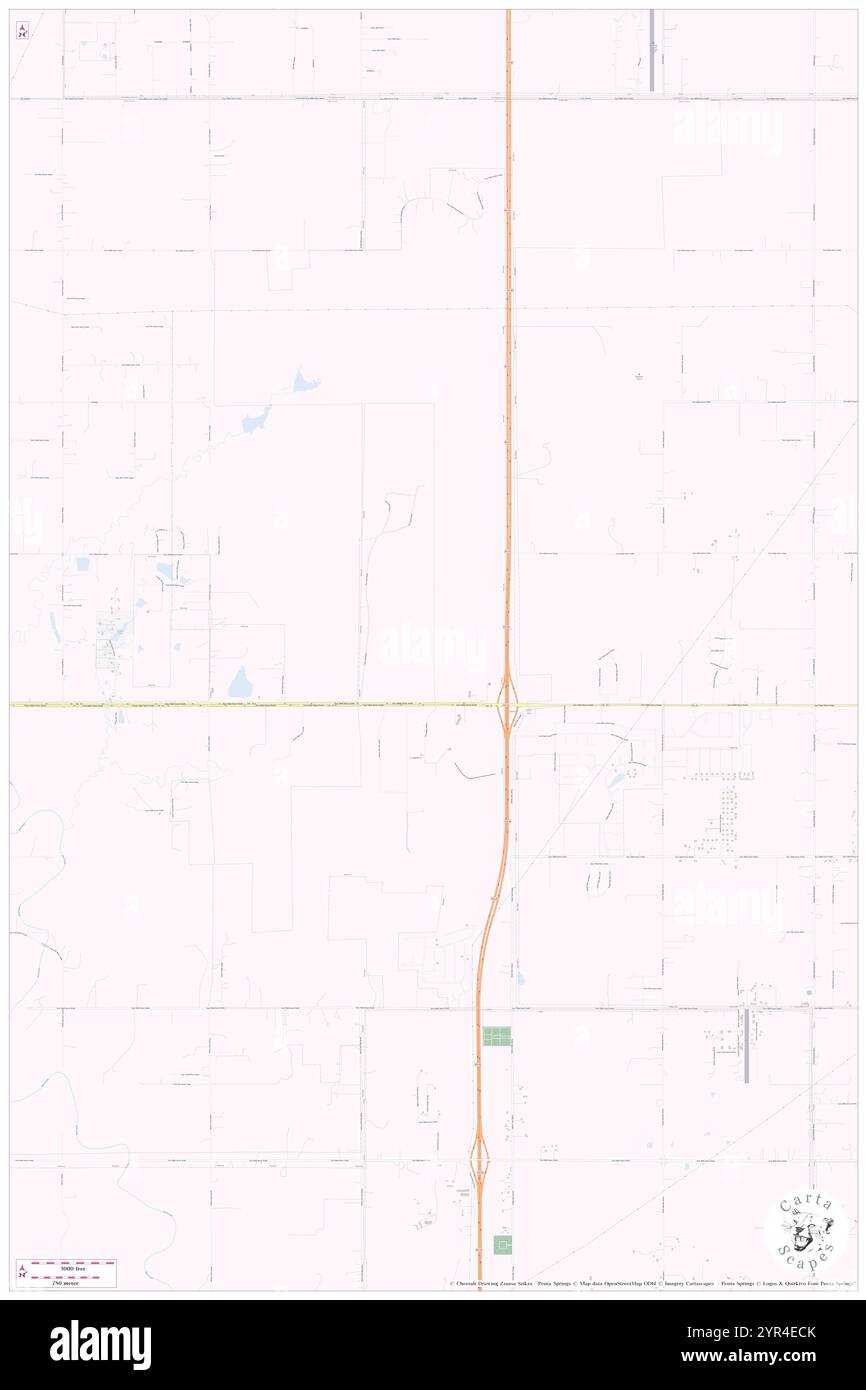 Map of skiatook oklahoma Cut Out Stock Images & Pictures - Alamy