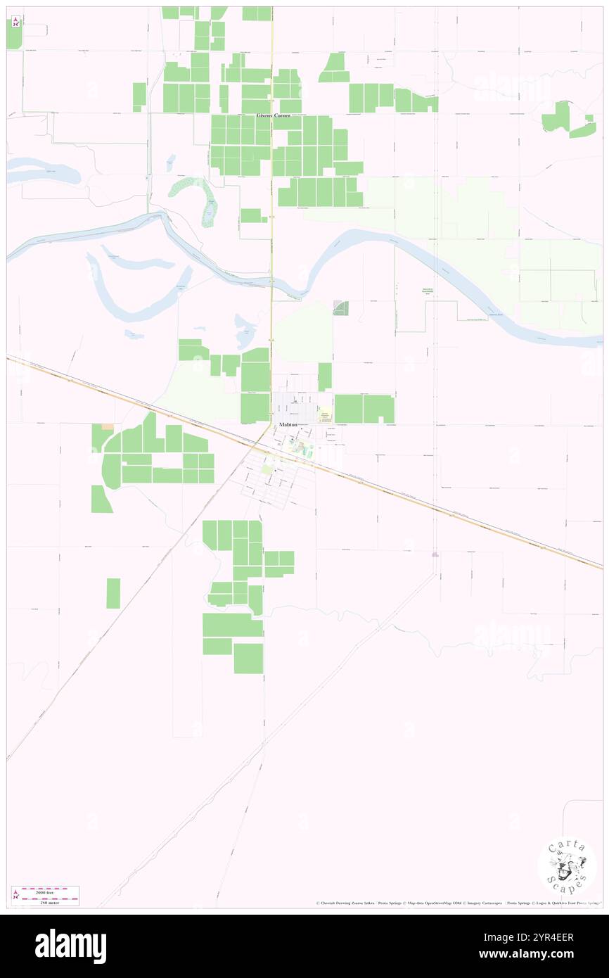 Map of mabton Cut Out Stock Images & Pictures - Alamy