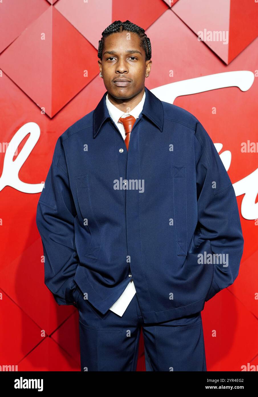 ASAP Rocky attends the Fashion Awards, presented by the British Fashion ...