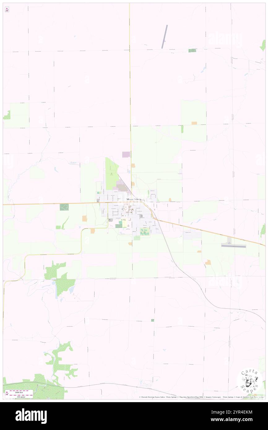 Mount morris illinois map Cut Out Stock Images & Pictures - Alamy
