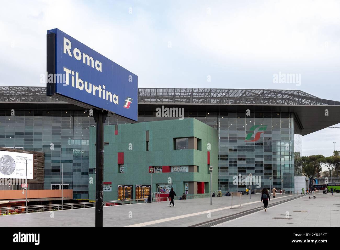 Rome, Italy - Nov 13th, 2024: Roma Tiburtina station, a key ...