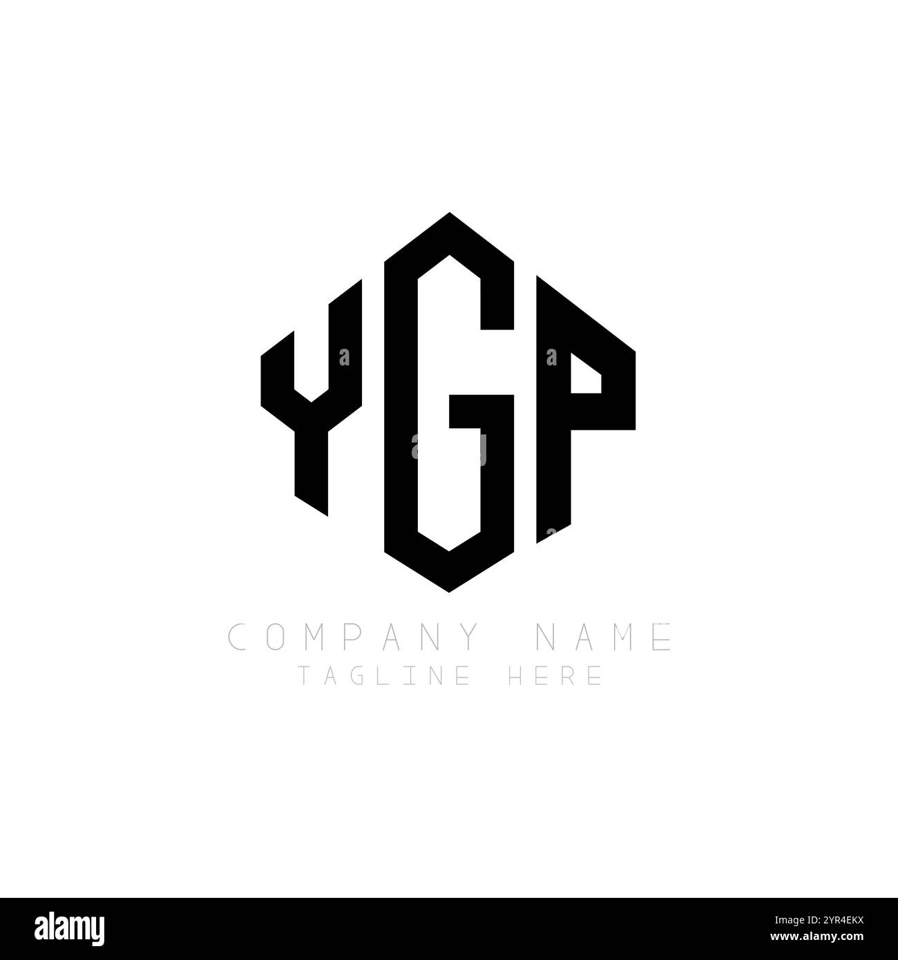 Ygp logo design Cut Out Stock Images & Pictures - Alamy