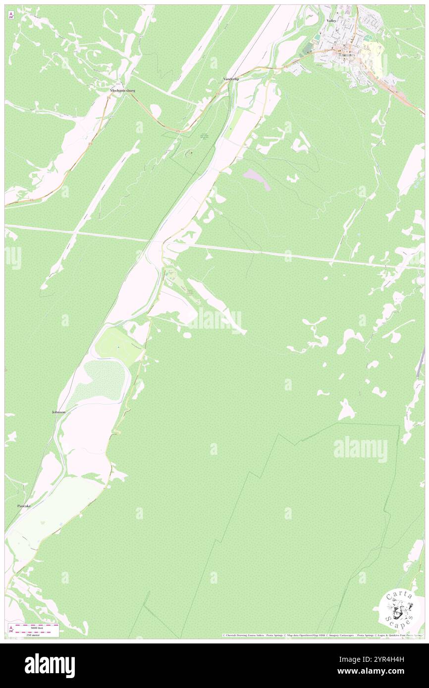 Map of romney west virginia Cut Out Stock Images & Pictures - Alamy