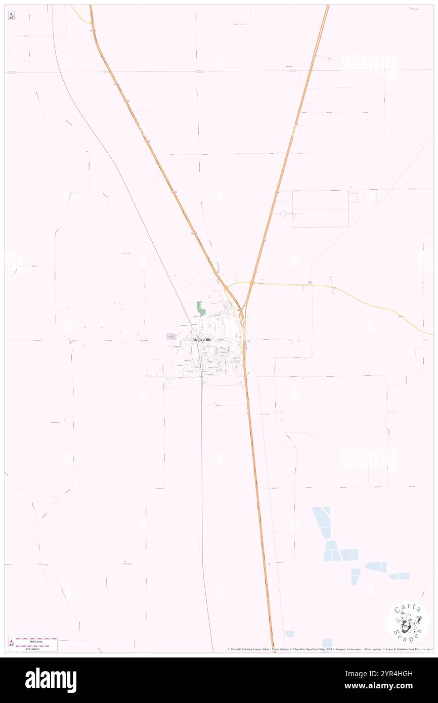 Brooksville mississippi map Cut Out Stock Images & Pictures - Alamy