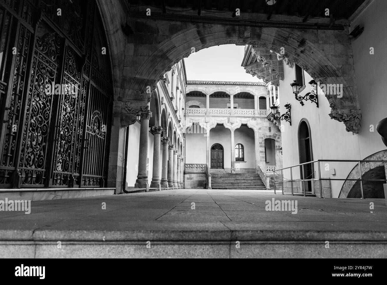 Salamanca, Spain - February 20, 2022: The Salina Palace is a building ...