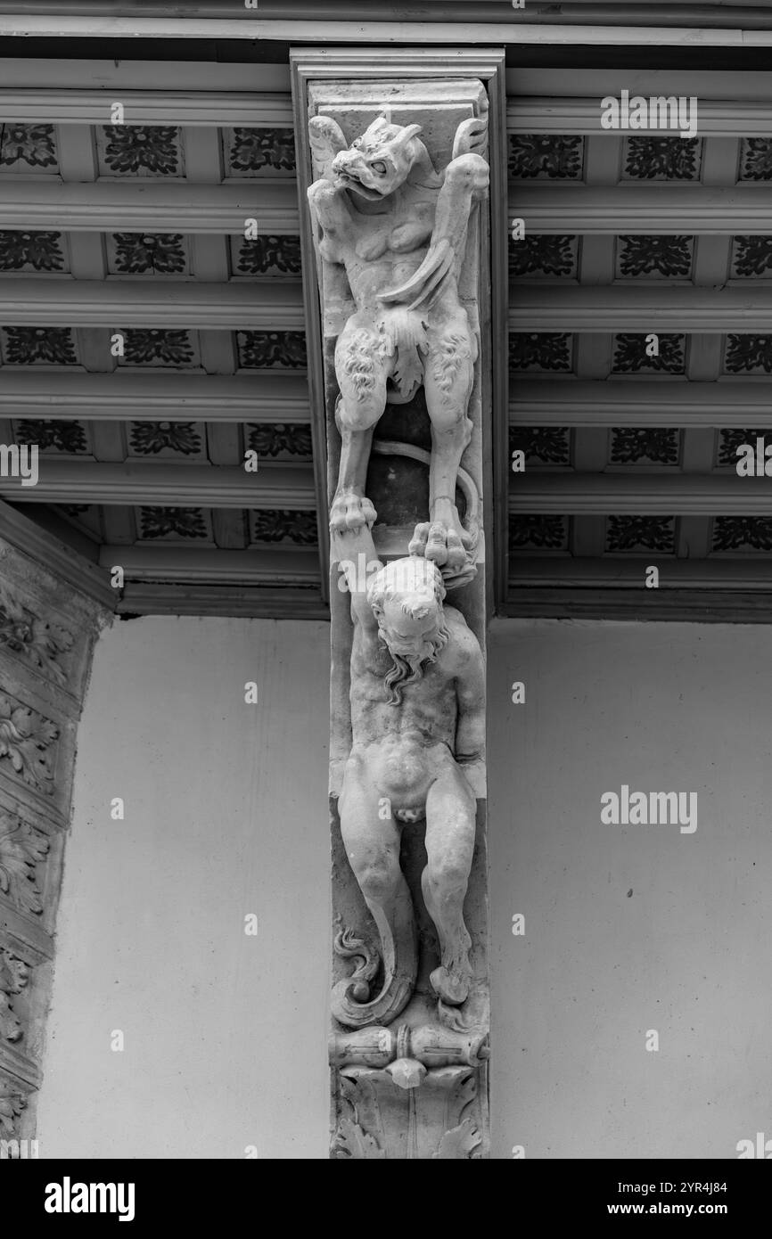 Plateresque decoration Black and White Stock Photos & Images - Alamy