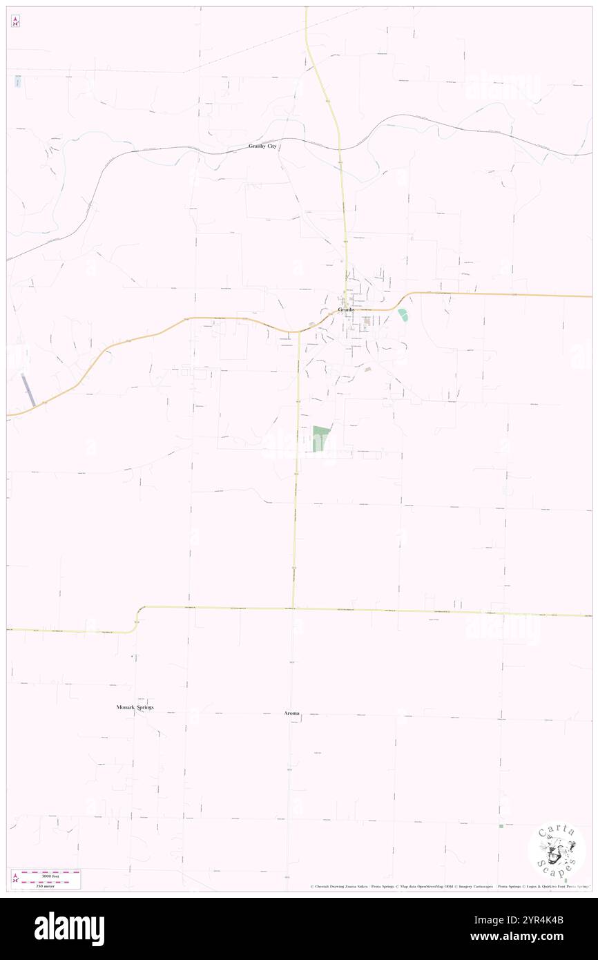 Granby missouri map Cut Out Stock Images & Pictures - Alamy