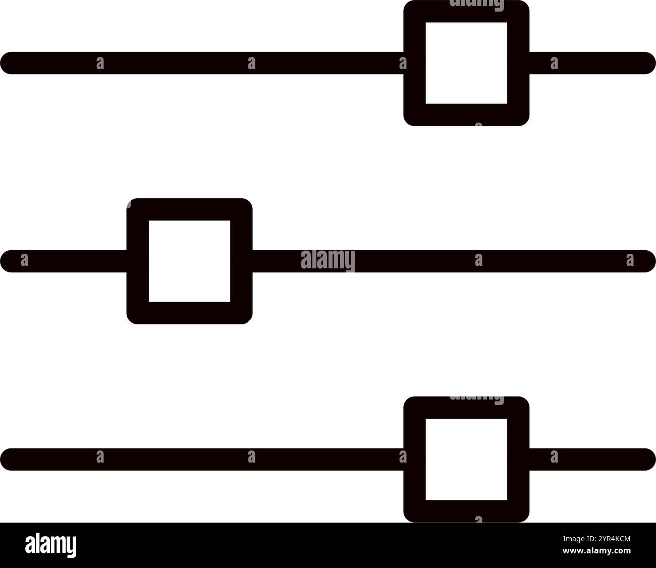 Settings simple icon Stock Vector Image & Art - Alamy