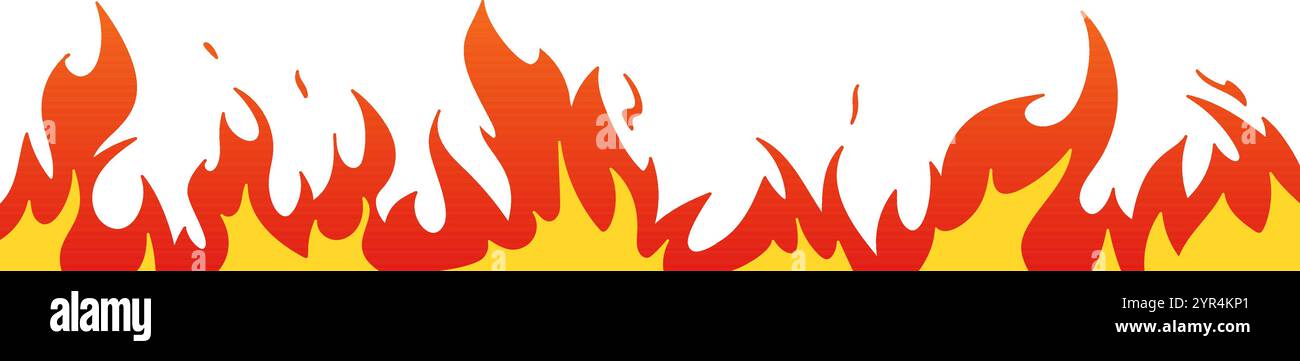 Fire background with dynamic flame motion. Burn effect, fiery ...