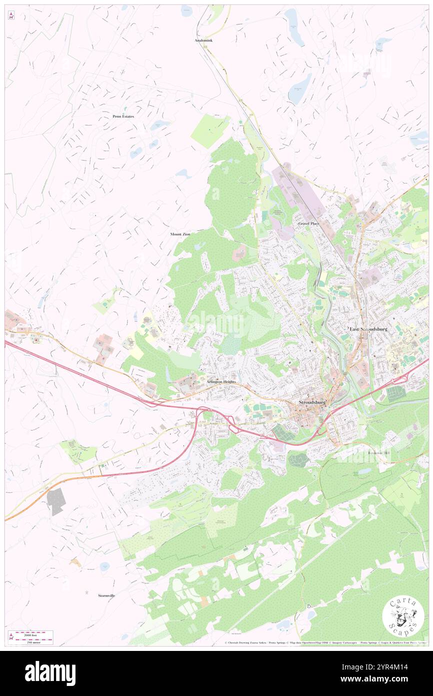 Map of stroud Cut Out Stock Images & Pictures - Alamy