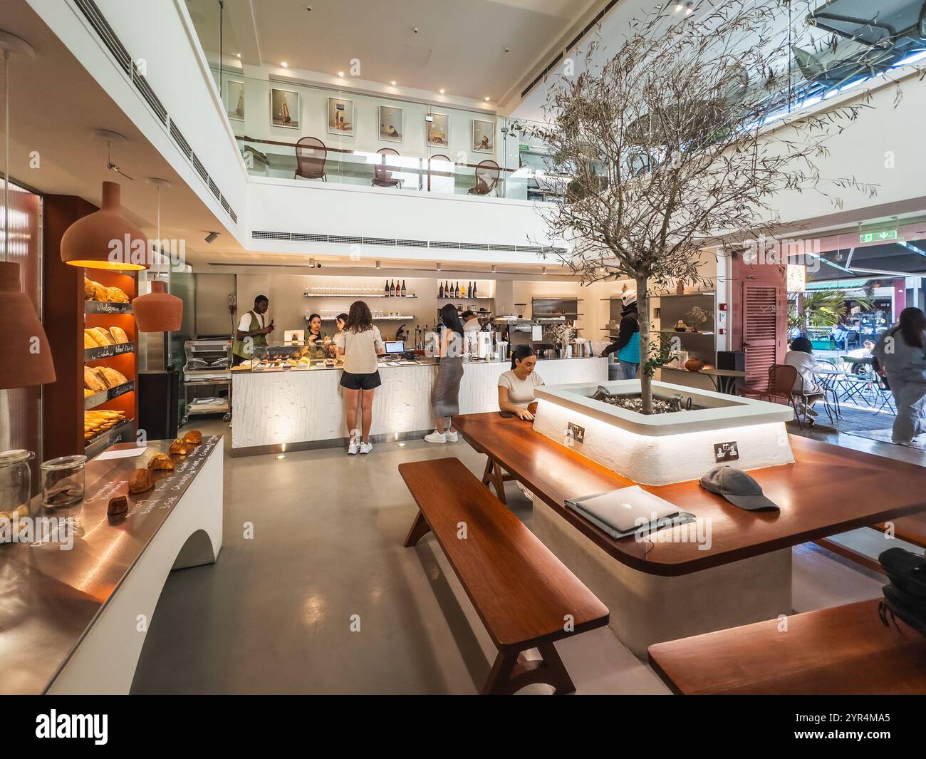 Modern Bakery Interior Stock Photo - Alamy