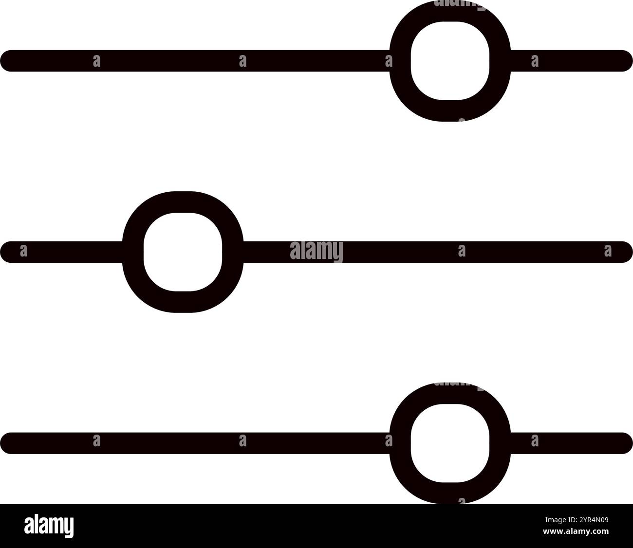 Settings simple icon Stock Vector Image & Art - Alamy