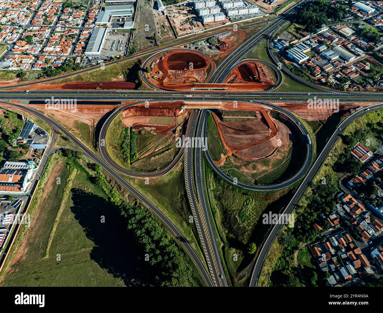 Roads and intersections hi-res stock photography and images - Alamy