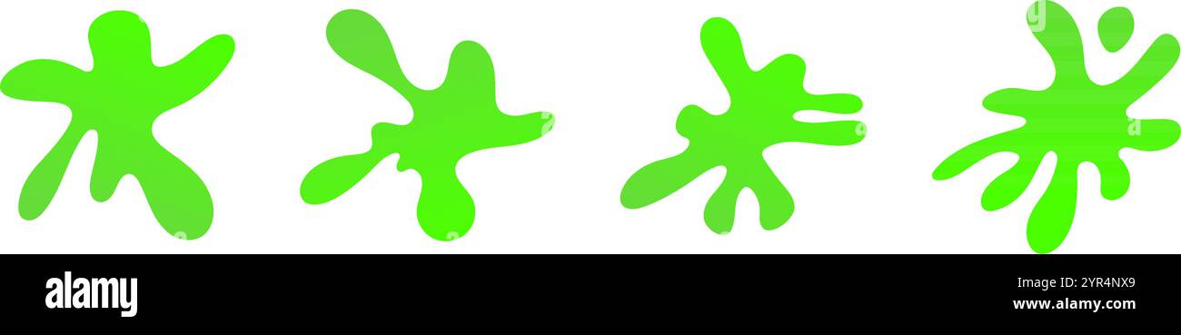 Green Splat Clip Art
