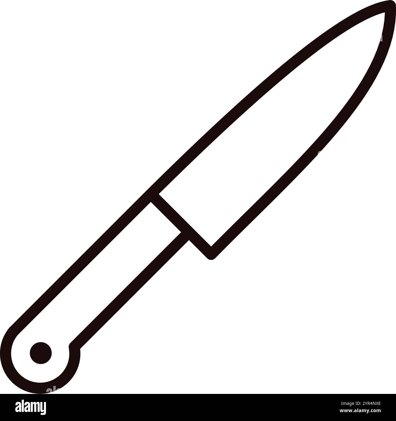 Knife blade steel Stock Vector Images - Alamy