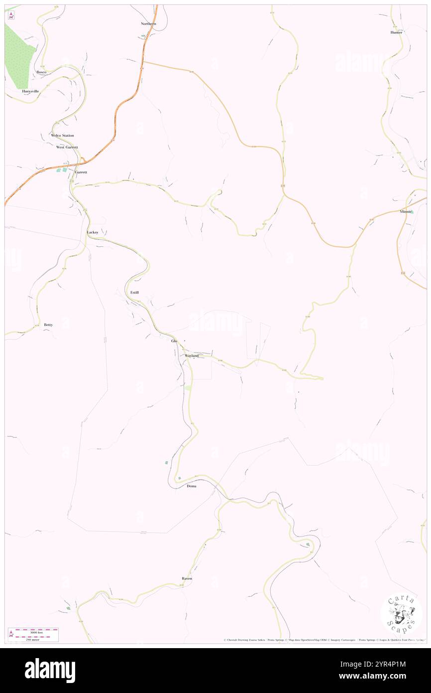 Map of wayland Cut Out Stock Images & Pictures - Alamy