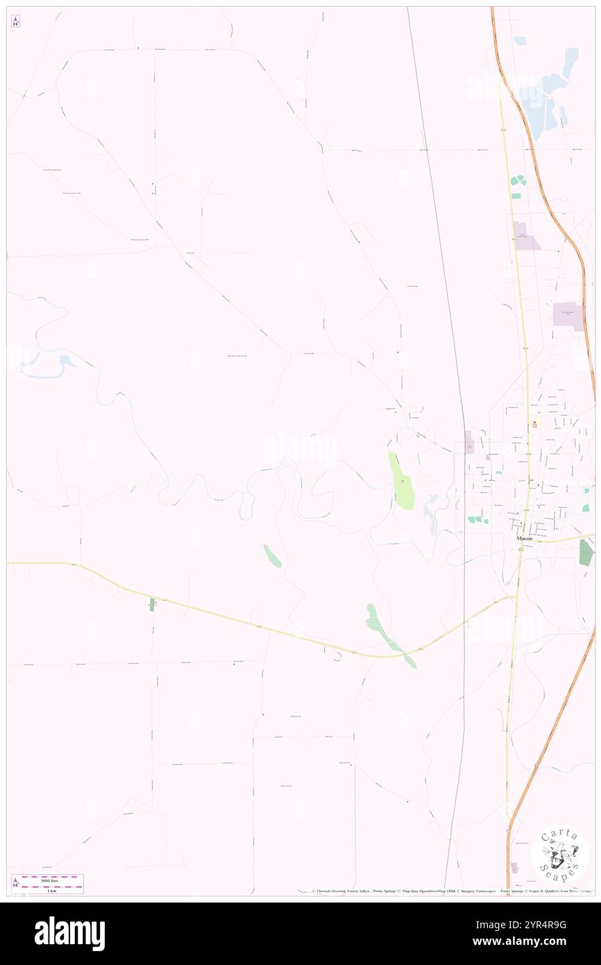 Noxubee county map hi-res stock photography and images - Alamy