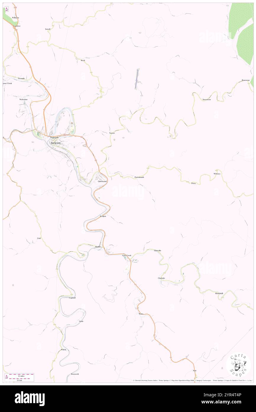 Breathitt map hi-res stock photography and images - Alamy