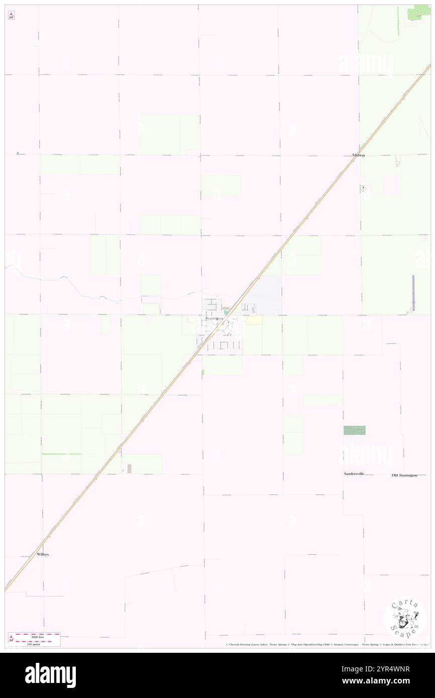 Map of stonington Cut Out Stock Images & Pictures - Alamy