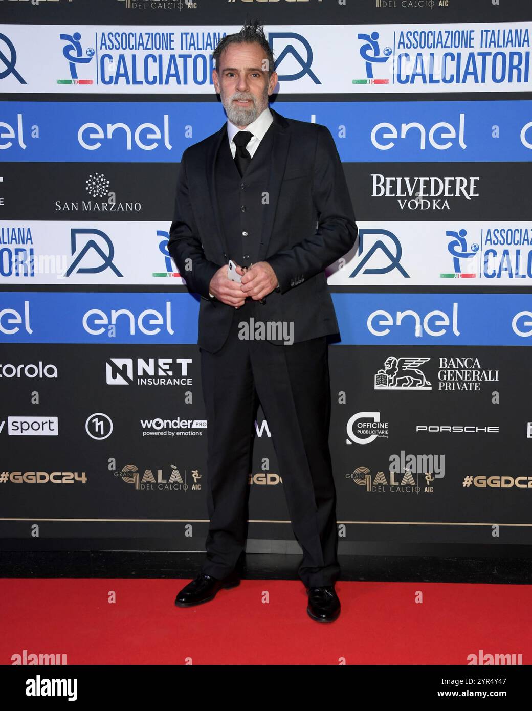 Milano, Red Carpet “Galà del calcio AIC” 2024 - Marco Simone Stock ...